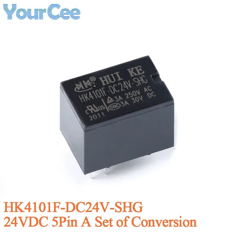Реле HK4101F-DC24V-SHG 24VDC 5Pin