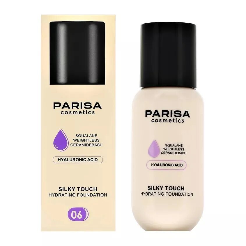 PARISA Крем тональный для лица SILKY TOUCH тон 06 Warm Biege