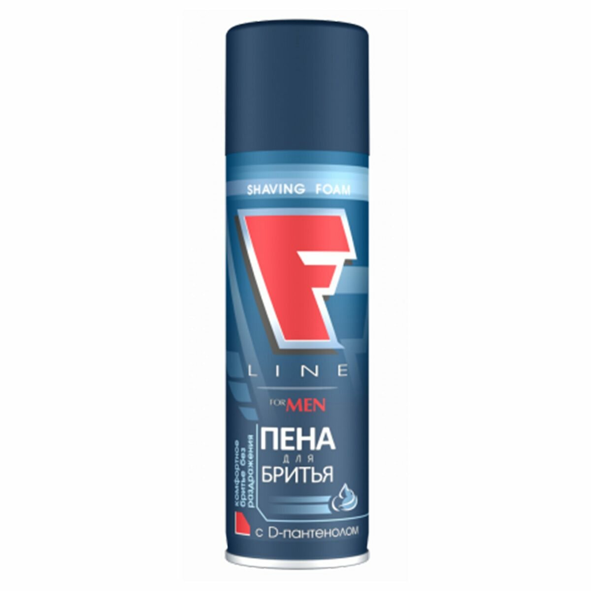 Пена для бритья c D-пантенолом 225мл, F-LINE, классическая, сибиар (5-05.01.008.05)