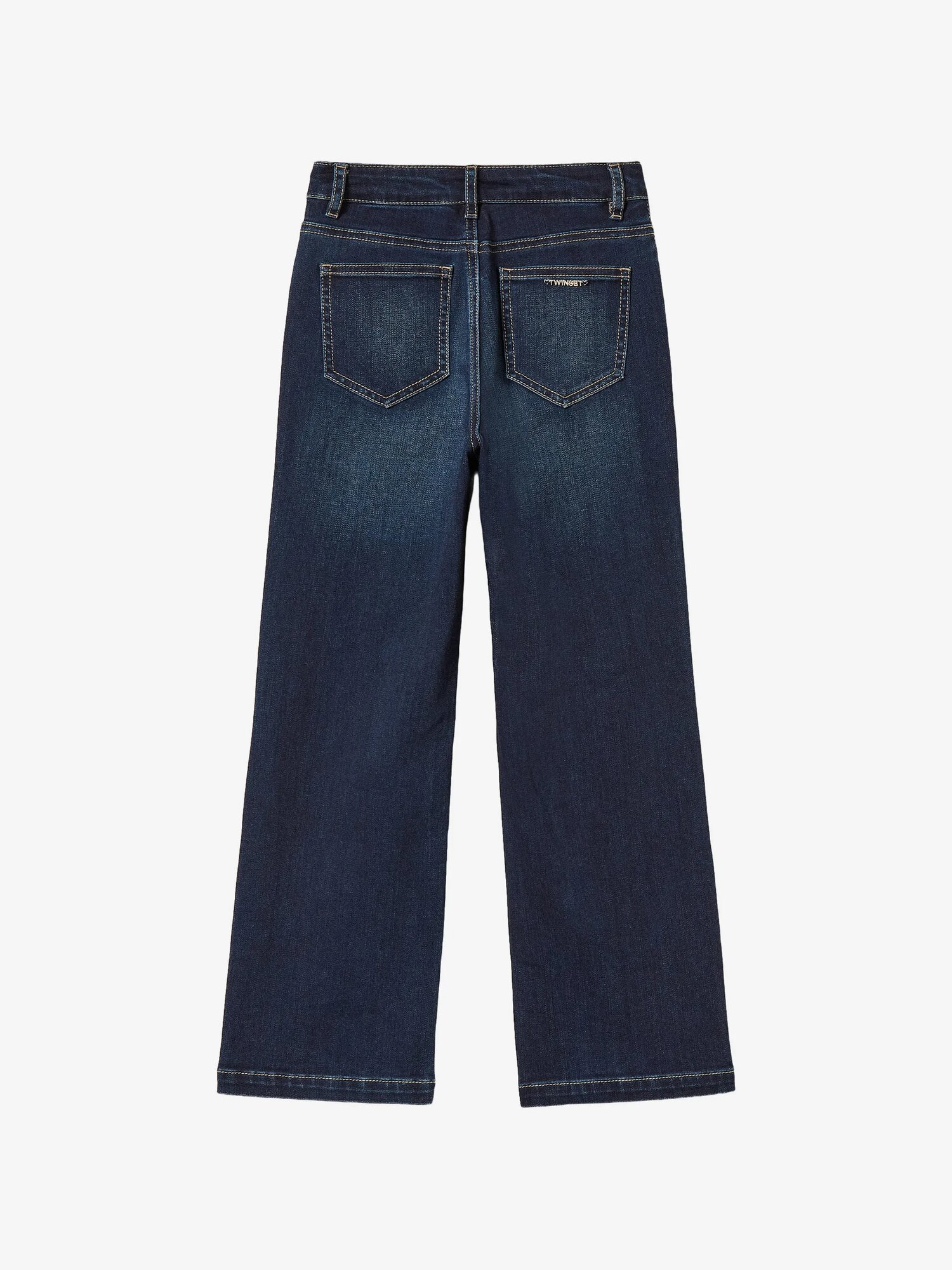 Джинсы Twinset Milano Five-pocket straight jeans, размер 152, синий — фото 1
