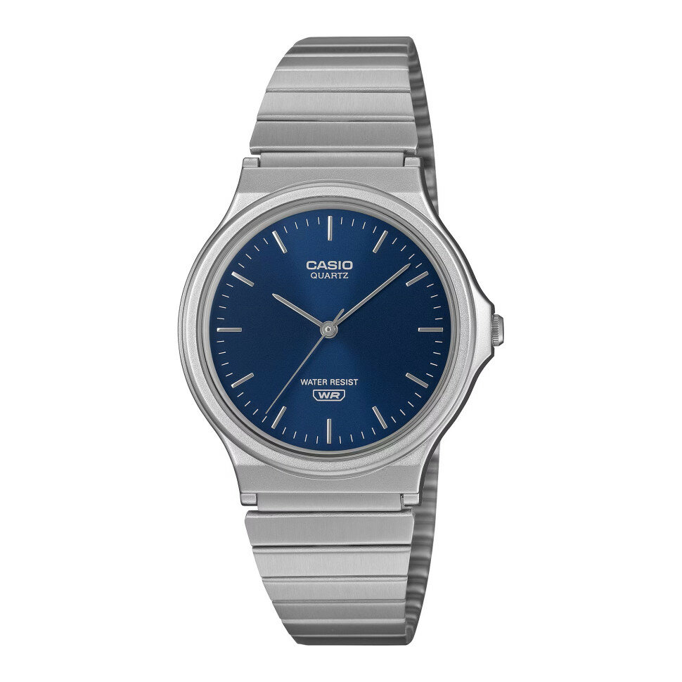 Наручные часы CASIO Collection, серебряный, синий