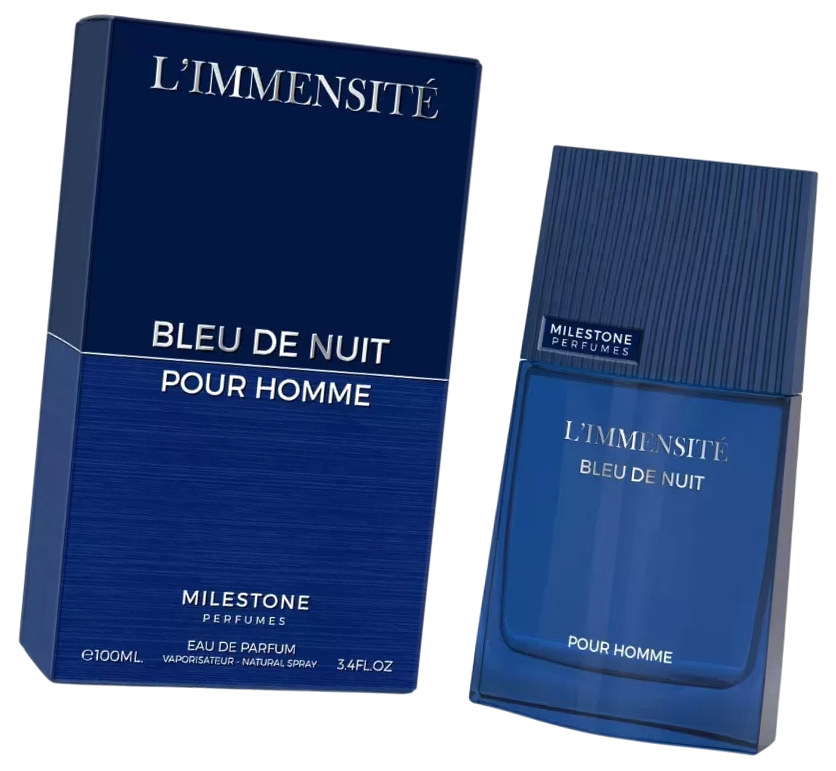 Парфюмерная вода для мужчин Майлстоун Л Имменсите Блю Де Нуит 100 мл / Milestone Bleu De Nuit