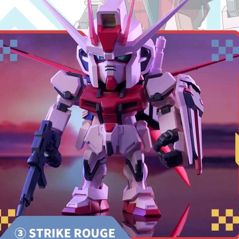 Модель Bandai QMSV Mini Strike Destiny Gundam STRIKE ROUGE - подтверждено, коллекционная фигурка