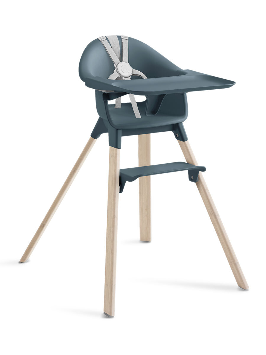 Стульчик Stokke Clikk Bamboo Синий (Fjord Blue) 695803