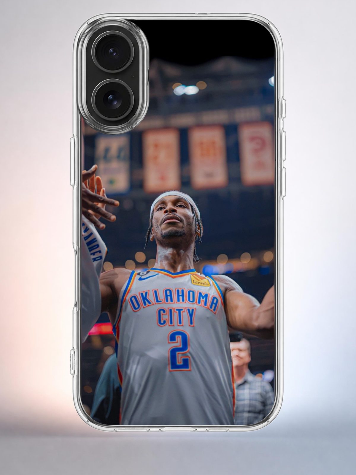 Чехол iPhone 16 Баскетболист Oklahoma Y2K Indie Sleaze