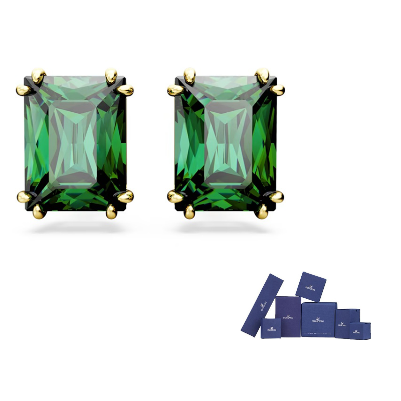 Серьги пусеты SWAROVSKI, кристаллы Swarovski