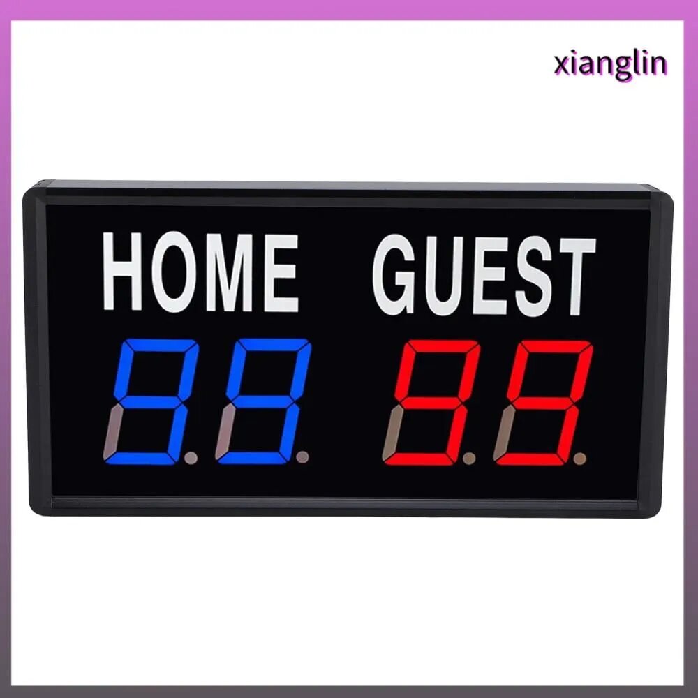 Электронное табло ведущего счета для спорта, двухцветное, питание от сети