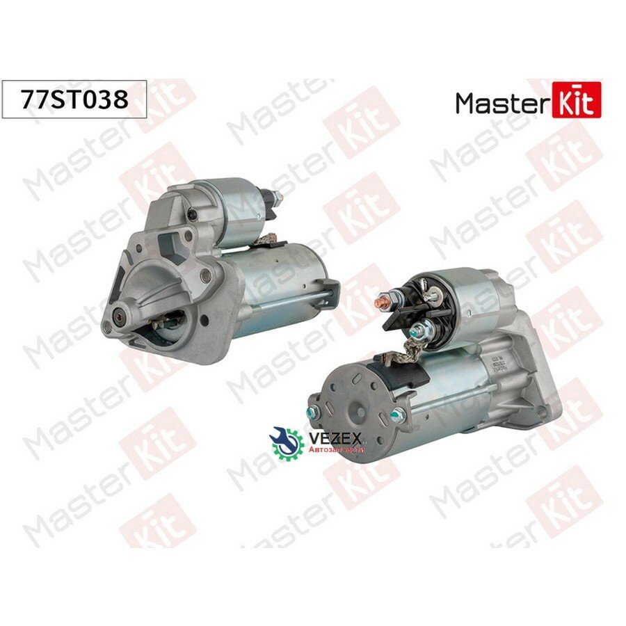 MASTERKIT 77ST038 стартер! 1.4Kw\ Renault Clio/Scenic/Laguna/Megane 1.5dCi 04>, Nissan Kubistar 1.5dCi 03>