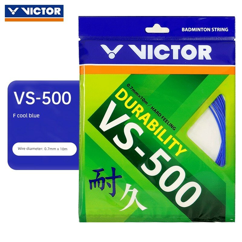 VICTOR VS500/F профессиональная бадминтонная лента высокая натяжка износостойкая эластичная 1 шт. цвет: синий
