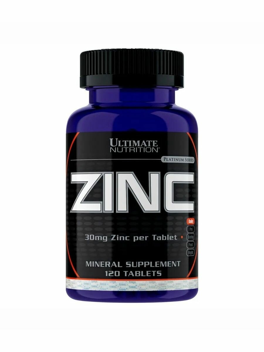 Тестостерон для мужчин Цинк Ultimate Nutrition ZINC 120 таб.