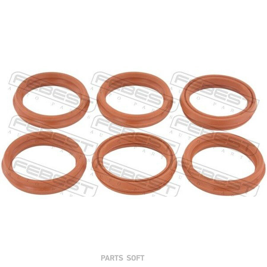 FEBEST RINGOL063PCS6 Кольцо уплотнительное свечного колодца (6 шт. в упаковке)