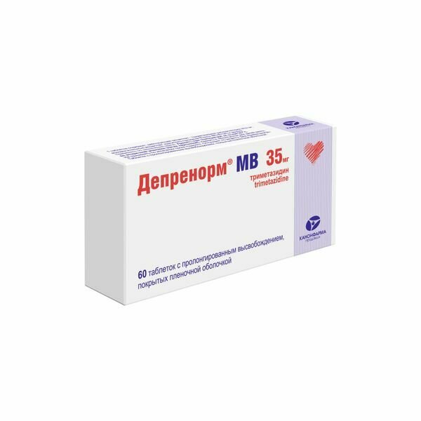 Депренорм МВ таблетки с пролонгированным высвобождением п/о плен. 35мг 60шт