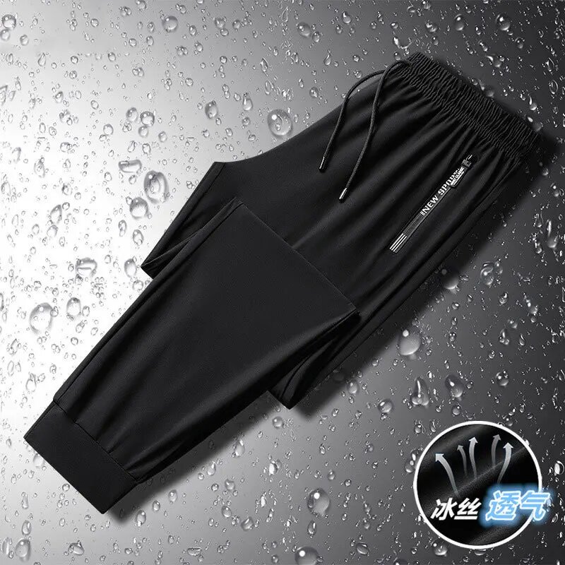 Мужские спортивные штаны черные, Size: 4XL, Color: black D