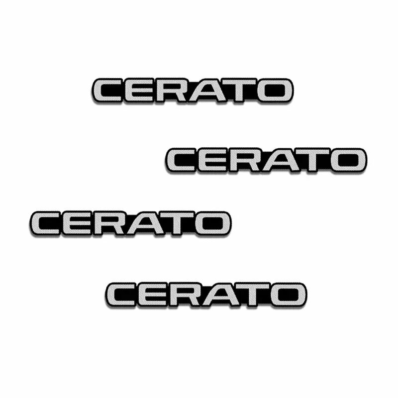 Наклейки CERATO на авто KIA (4 шт.)