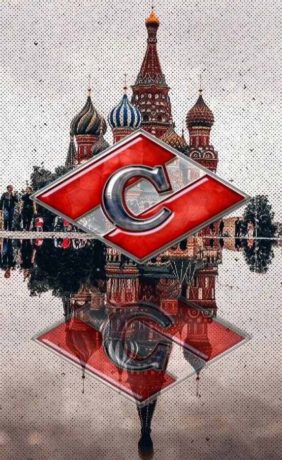 Алмазная Мозаика "Спартак Москва" 30х40 См Алмазная Вышивка / Картина Стразами Подарков / Украшения