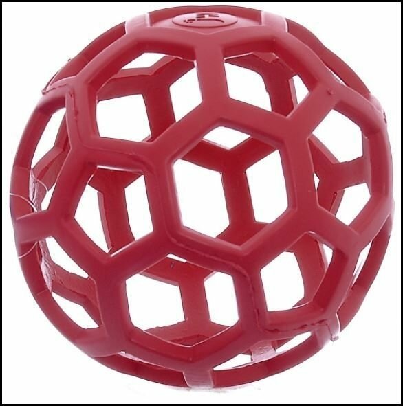 Ажурный резиновый мяч большой, 14 см