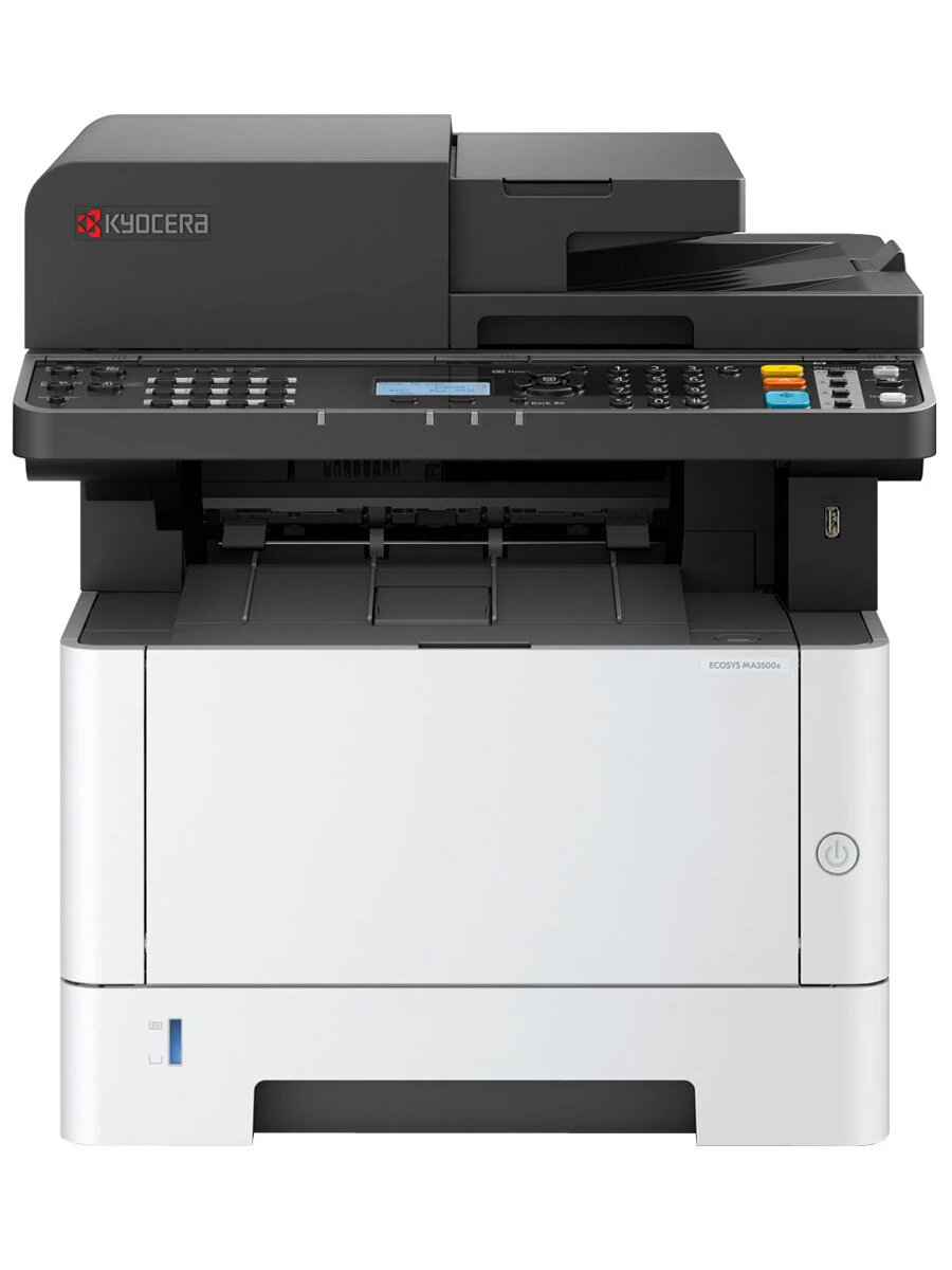 МФУ лазерный KYOCERA ECOSYS MA3500x (A4, принтер/копир/сканер, 1200dpi, 35ppm, 1Gb, ADF50, Duplex, Lan, USB) (110C3G3NL0)