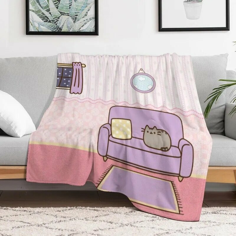 Pusheen Плед , Фланель, 150 см х 100 см