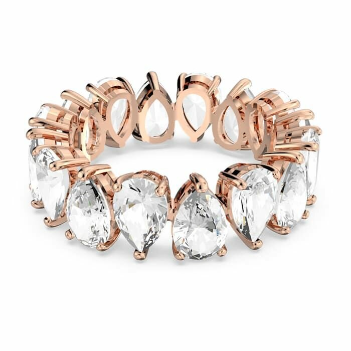 Кольцо, кристаллы Swarovski