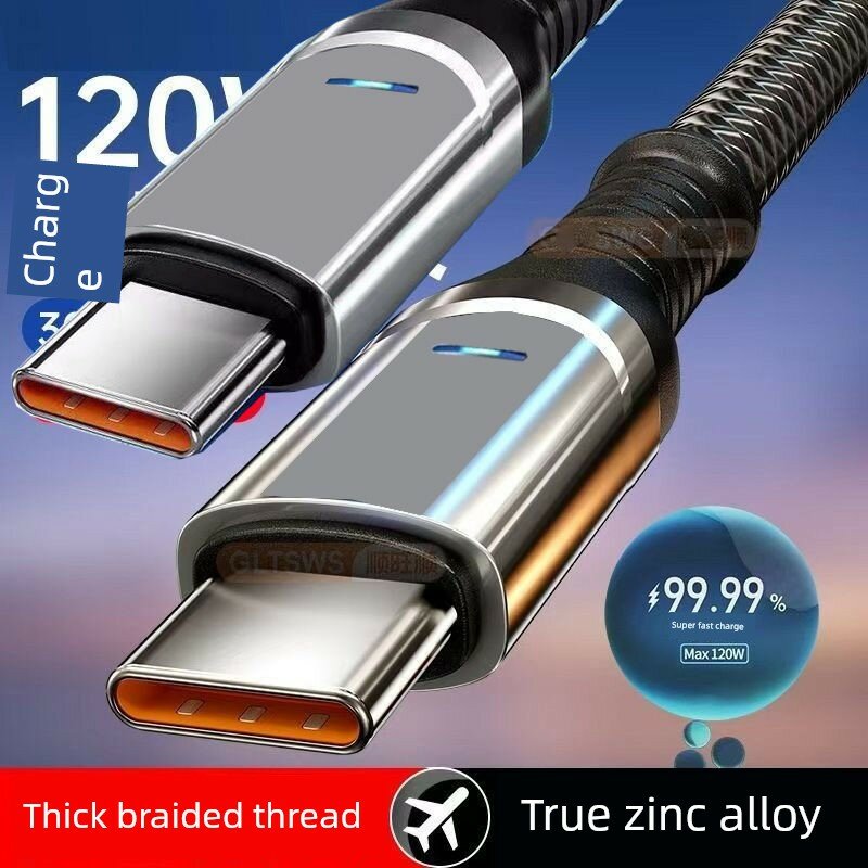 2.0 м 200 Вт быстрая зарядка кабель C-C15 серии с LED-дисплеем для iPhone 11-15 Pro Max