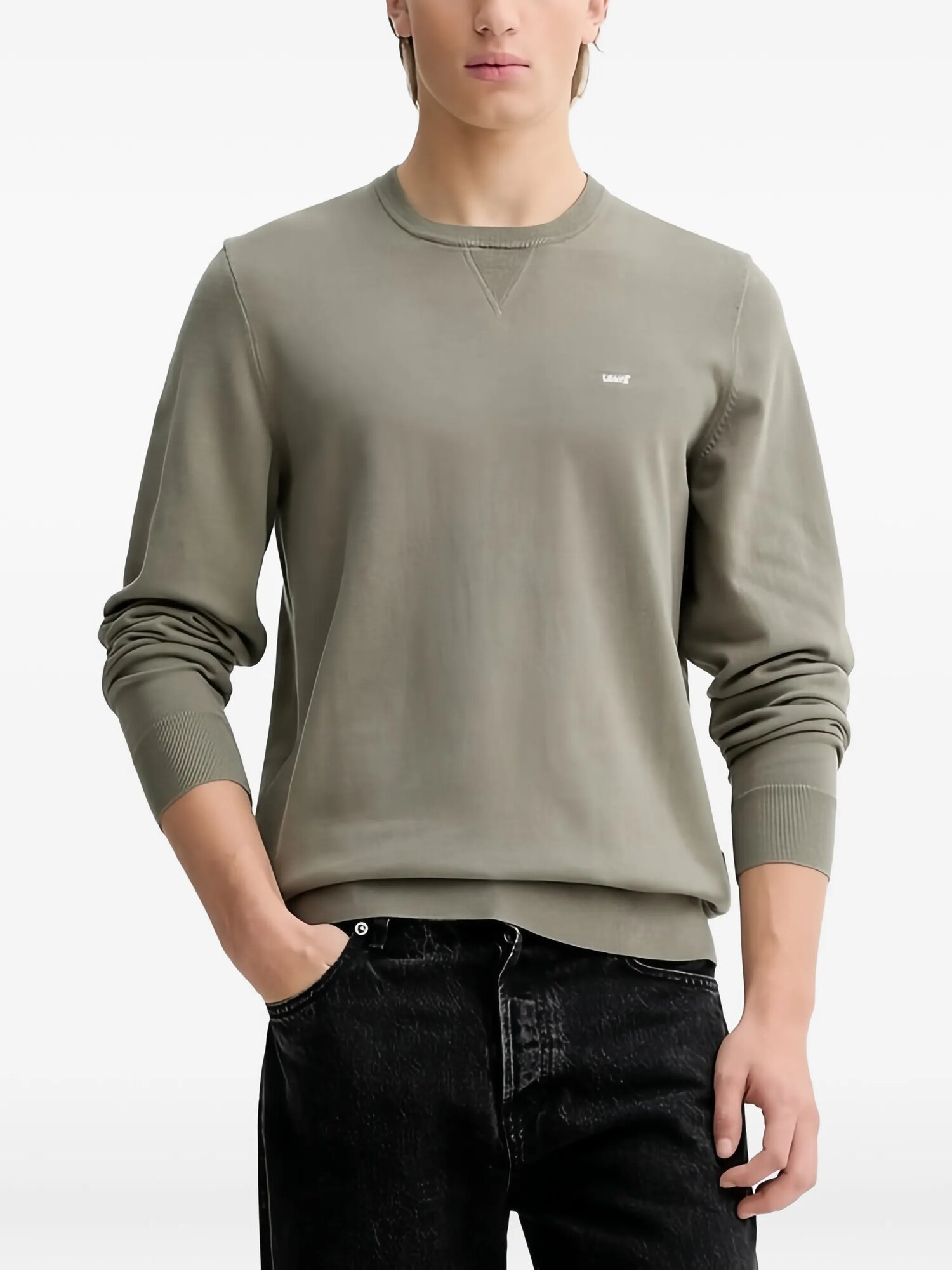 Свитер Round-neck long-sleeve sweater