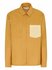 Рубашка Marni Zip Pocket Waves Logo Shirt, размер 44, yellow