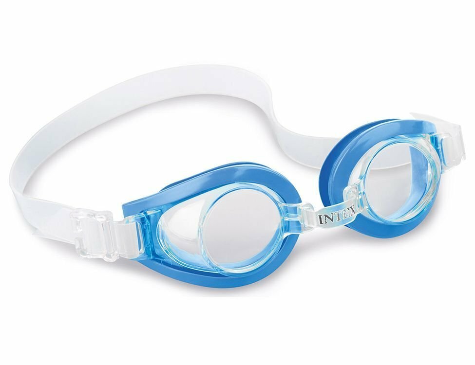Очки для плавания Игровые (Play Goggles) голубые, от 3 до 8 лет, 55602-гол
