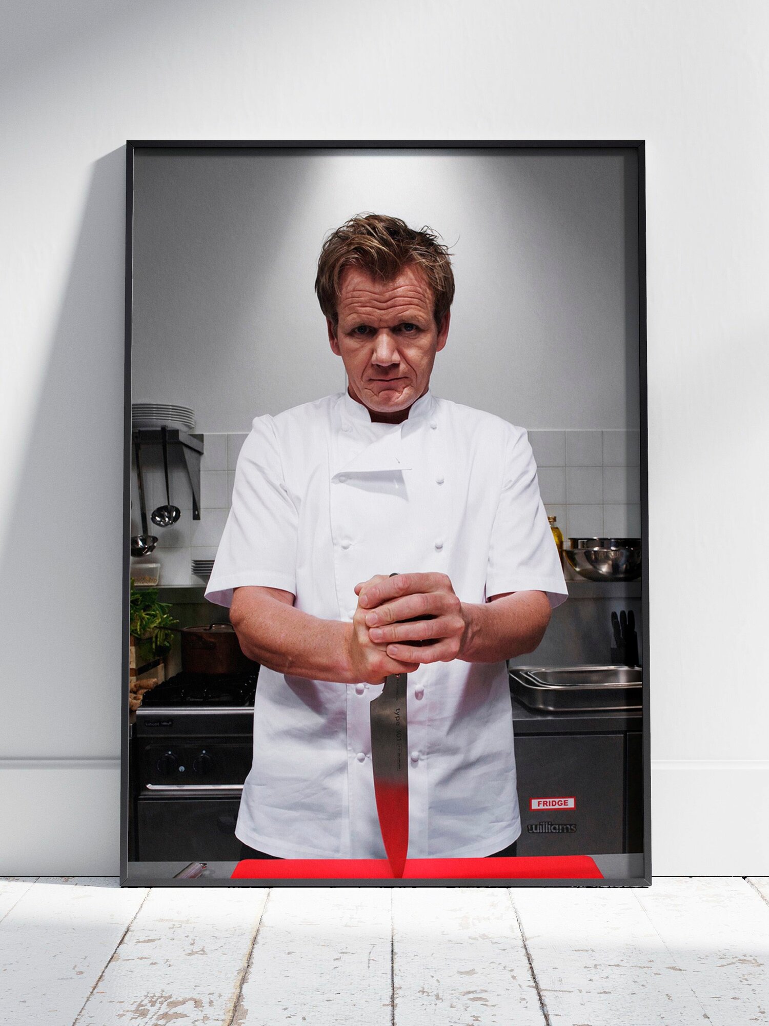 Плакат на стену для интерьера Гордон Рамзи (Gordon Ramsay 22) - Постер по медиа и интернет звезде формата A4 (21x30 см)