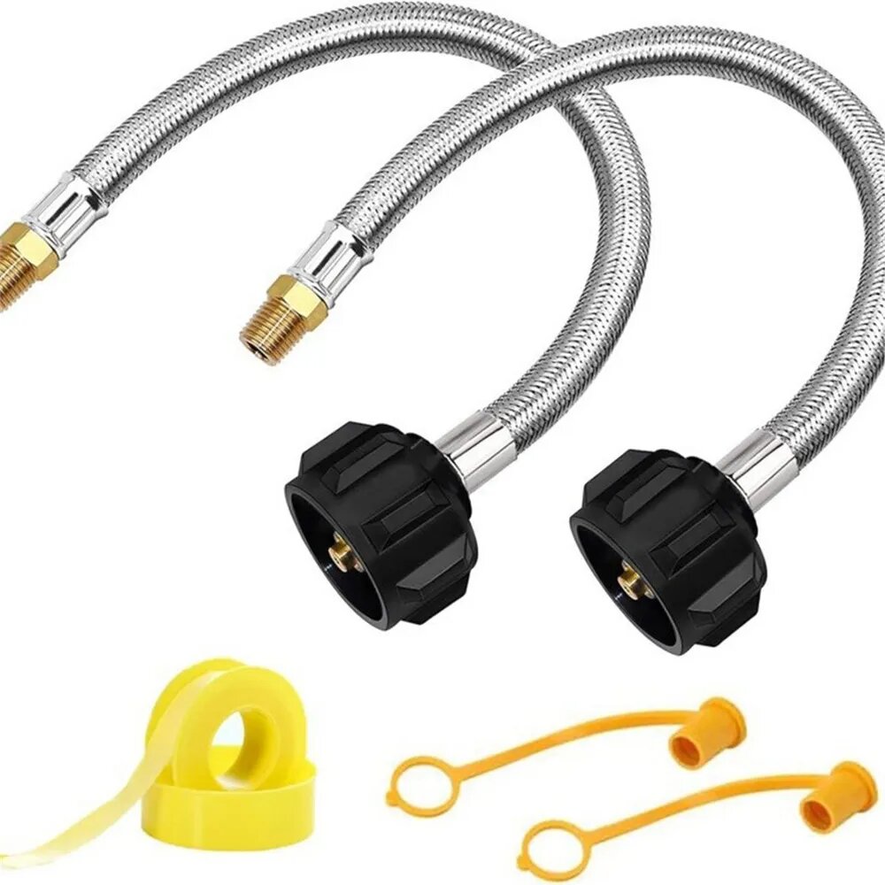 Пропановый шланг 1/4 NPT RV для двухступенчатого регулятора, 2 шт.