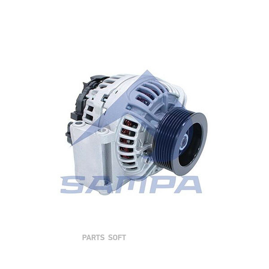 Генератор 28V, 80А DAF CF85IVXF105 от официального дистрибьютора, SAMPA, артикул 052104