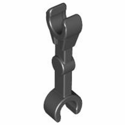 Деталь Lego 59230 Arm Mechanical, Straight with Clips at 90 degrees (Vertical Grip)