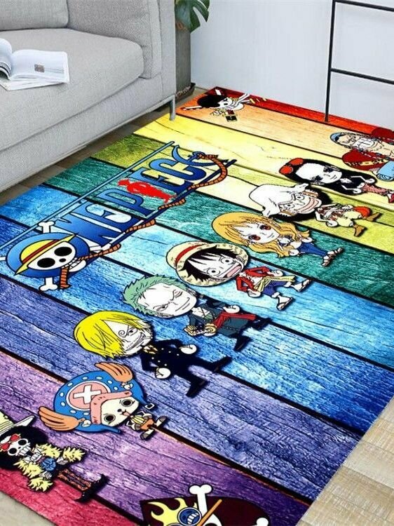 Ковер безворсовый тонкий (не обработанный край) 50x80см.
