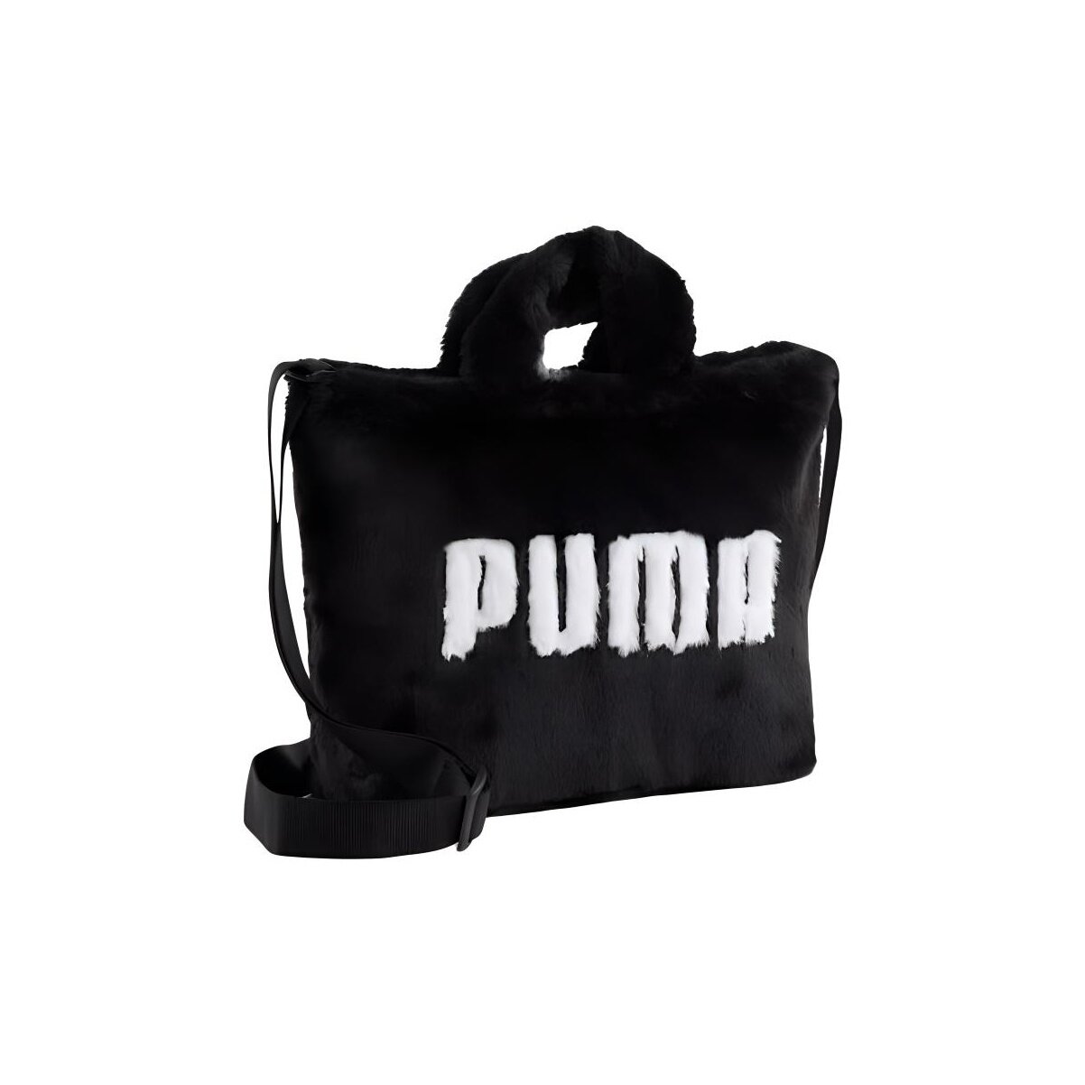 Сумка PUMA, фактура тиснение, черный — фото 1