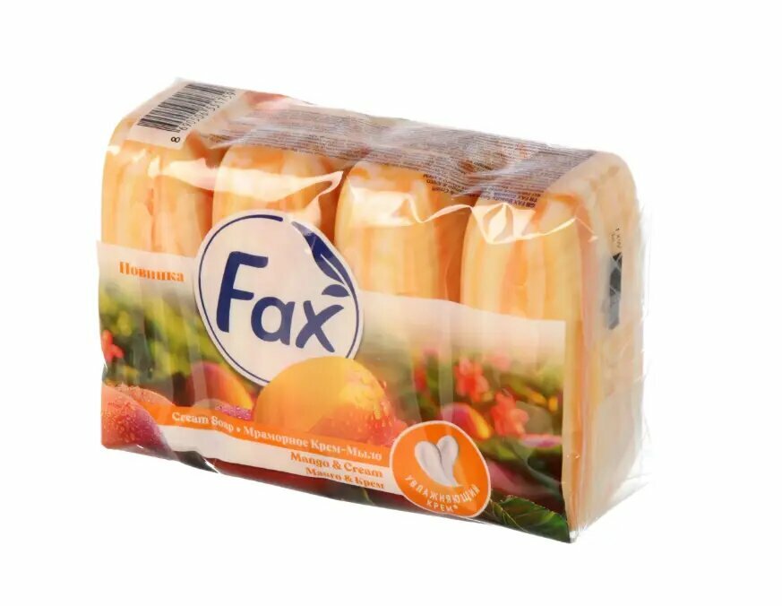 Крем-мыло Fax Манго и Крем , 4x70г