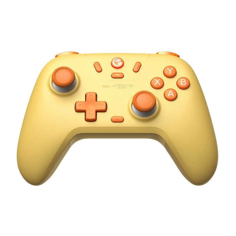 GeeKey Starlight Беспроводной игровой контроллер для Xbox, ПК, Steam, Bluetooth, Switch - Желтый пудинг