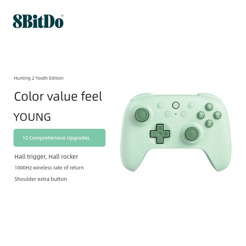 Проводной контроллер 8BitDo Orion Youth Edition, беспроводной игровой контроллер 2.4G для ПК, Steam, Raspberry Pi,