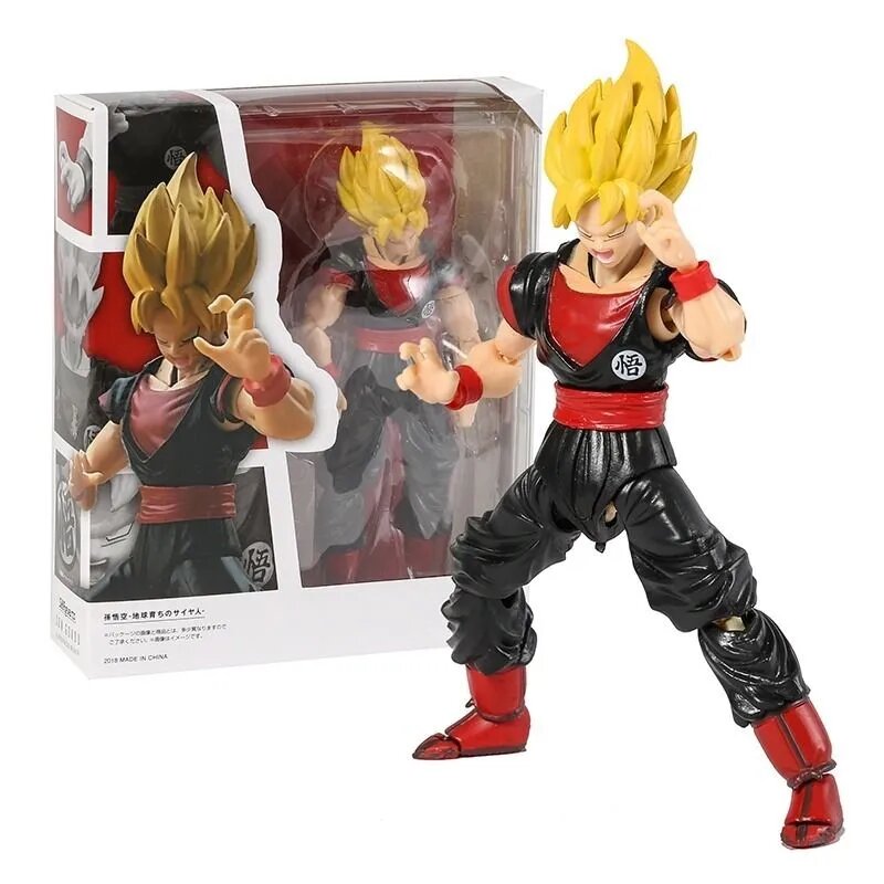 SHF Dragon Ball Son Goku Vegeta IV Супер Сайян Аниме Модель Фигурка 15 см