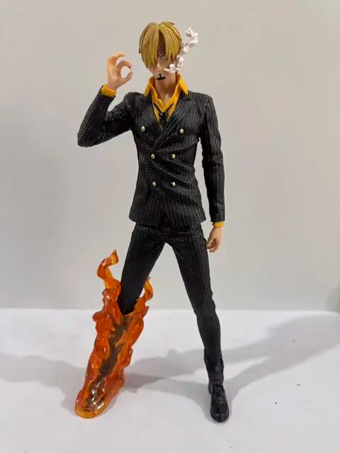 Фигурка Санджи из аниме One Piece, 32 см, подвижная, модель Vinsmoke Sanji Figma из ПВХ, коллекционный сувенир, игрушка, подарок на день рождения.
