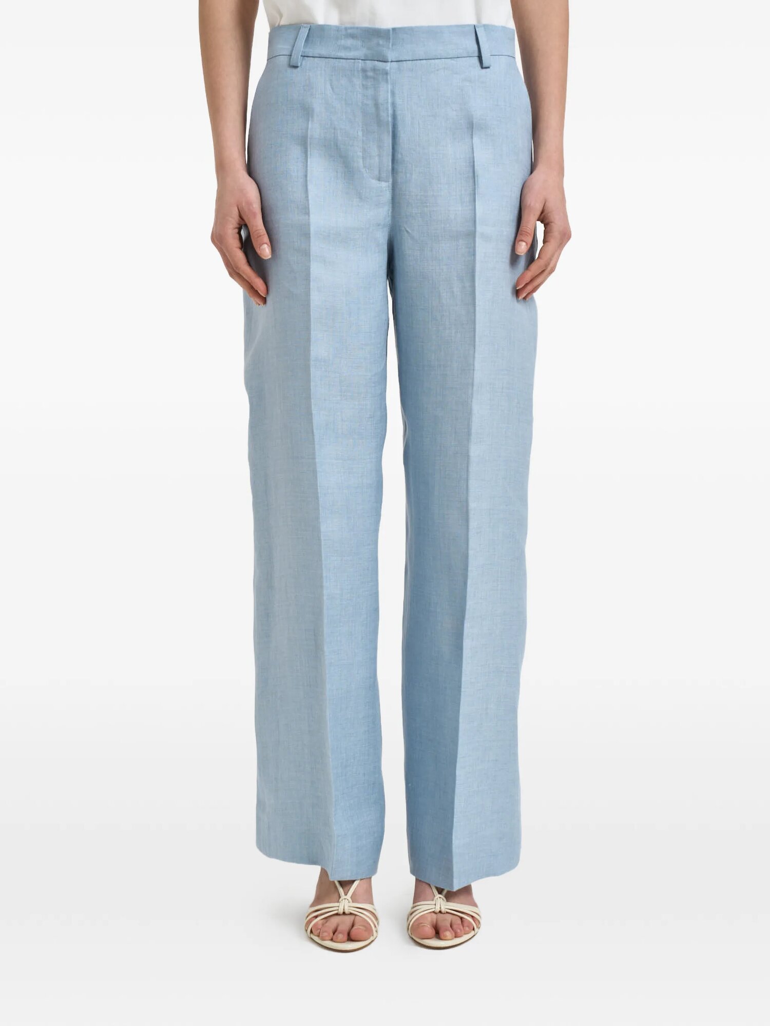 Брюки WEEKEND Linen tailored trousers, размер 38 — фото 1