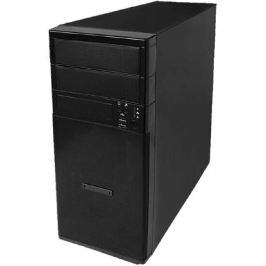 Серверный корпус Noname 4-trays Workstation Chassis 2 x 5.25" drive bays 4 x 3.5" swappable HDD trays, 4-p