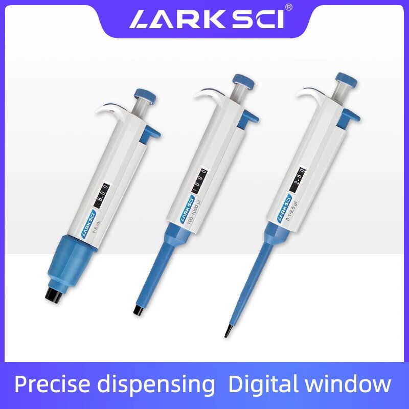 Микропипетка Larksci одноканальная, 100-1000ul