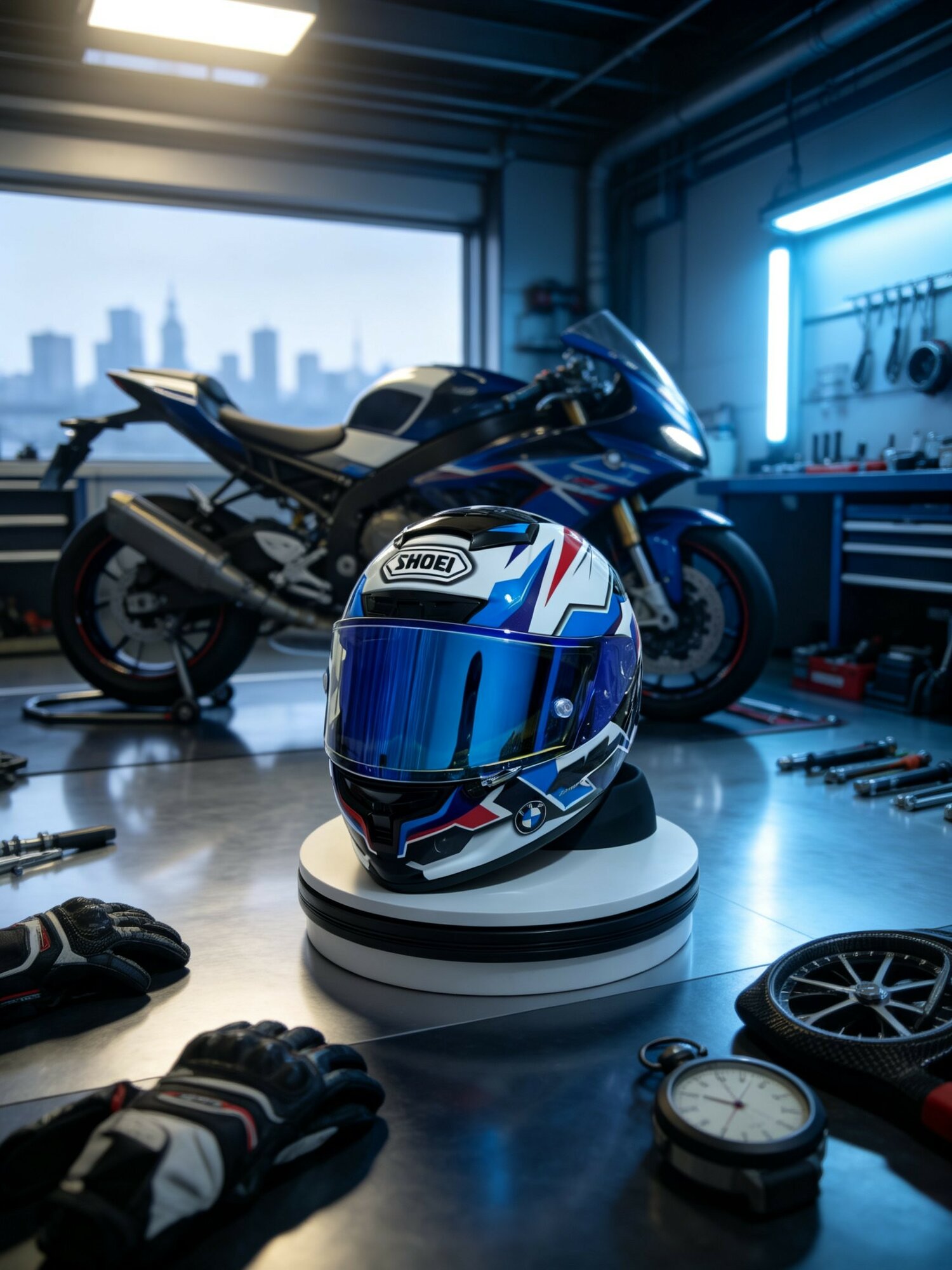 SHOEI X14 X-fourteen X-Sprit III BMW S1000RR мотошлем, комплексная защита для окружности головы 54-61 см с прозрачным визором и подготовкой под гарнитуру