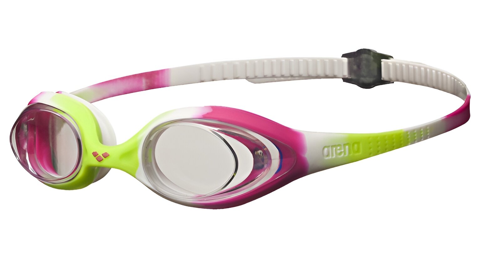 Очки для плавания arena SPIDER JUNIOR, для детей 6-12 лет, быстрая регулировка кнопкой