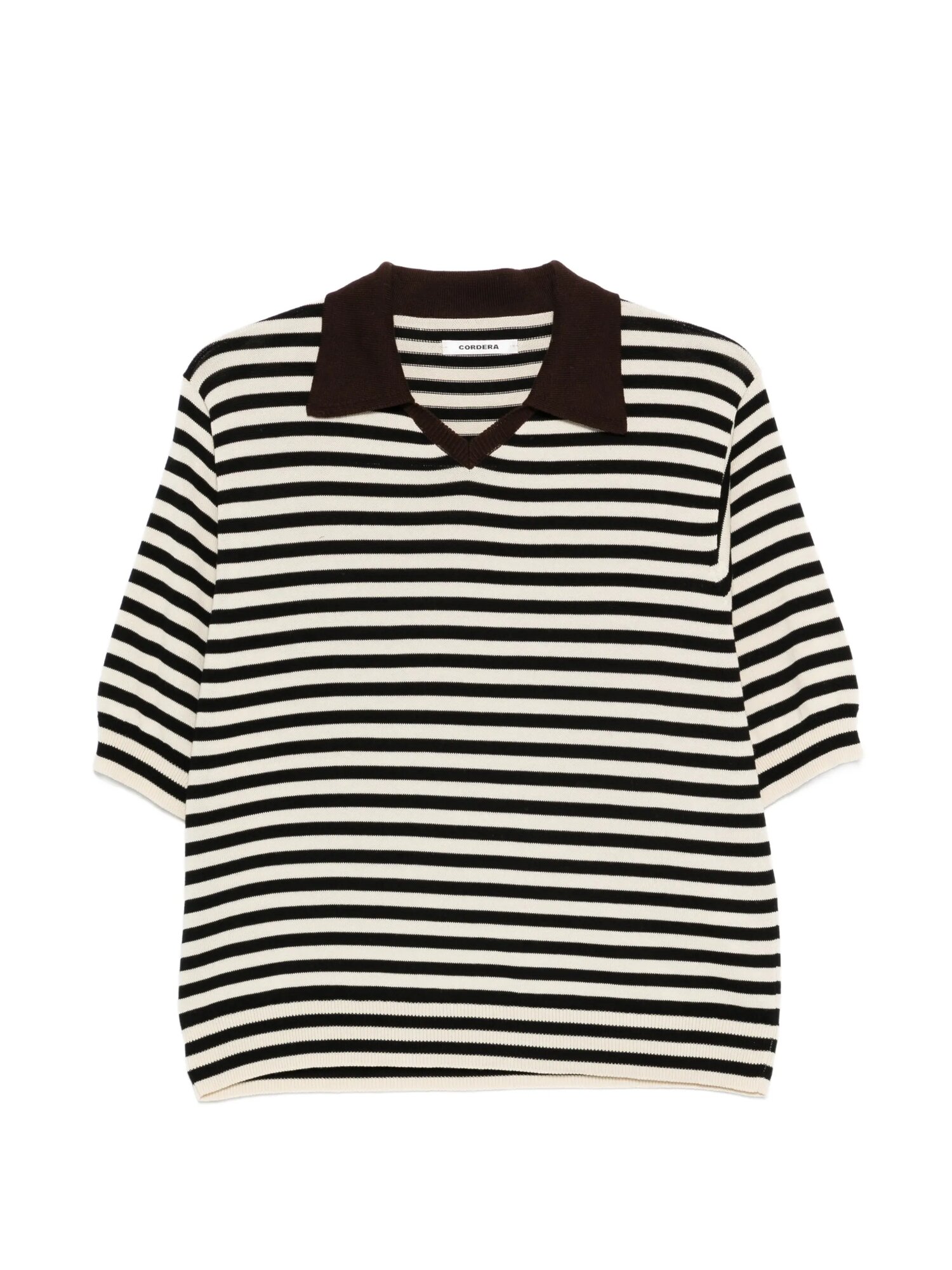 Футболка Stripe-pattern knitted T-shirt