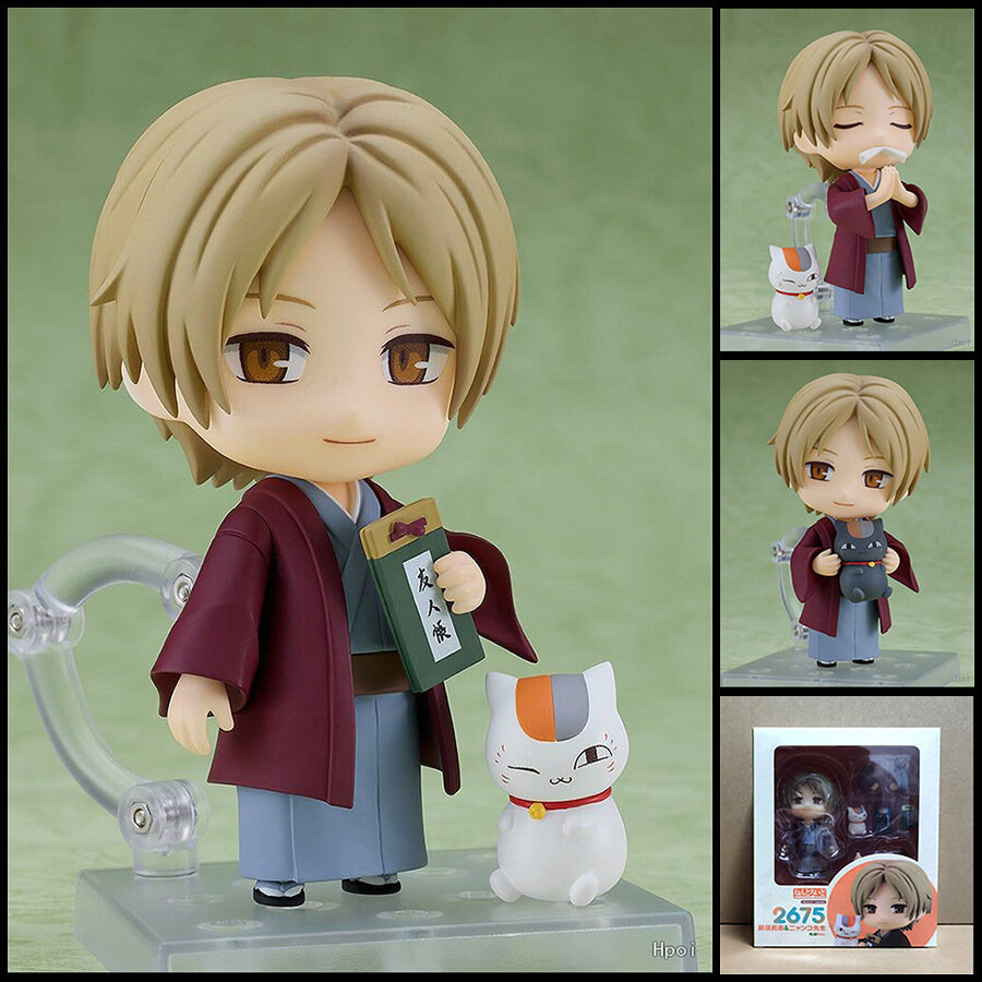 Фигурка Тетрадь дружбы Нацумэ Такаши Нацумэ & Нянко Сенсей / Natsume Yuujinchou Takashi Natsume & (10 см)