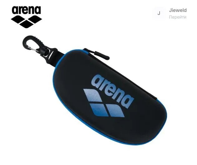 Футляр для очков Arena, EVA, черный, синий, One Size