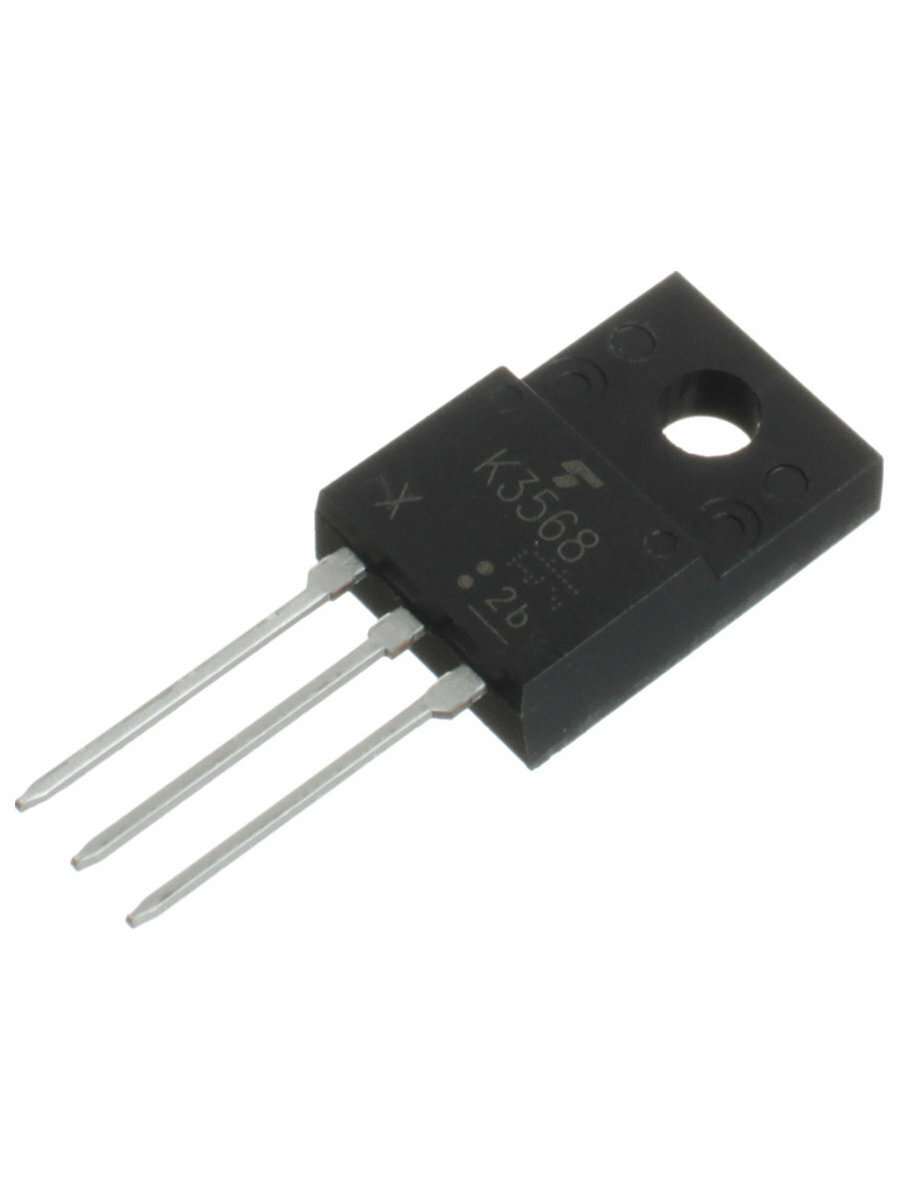 Транзистор 2SK3568 TO-220FP Toshiba N-канал 500В 12А 40Вт (рекомендуемая замена: TK12A50D)