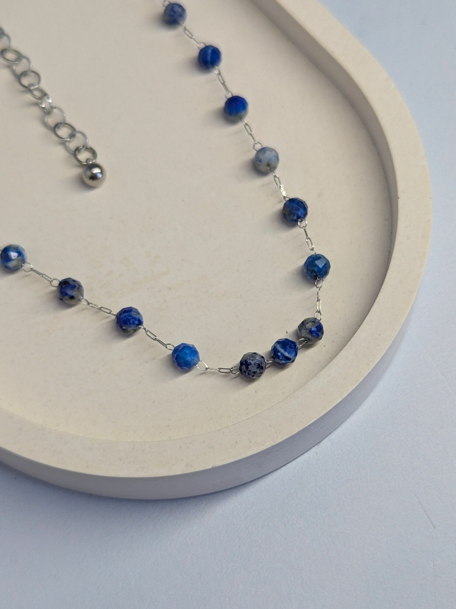 Колье, лазурит