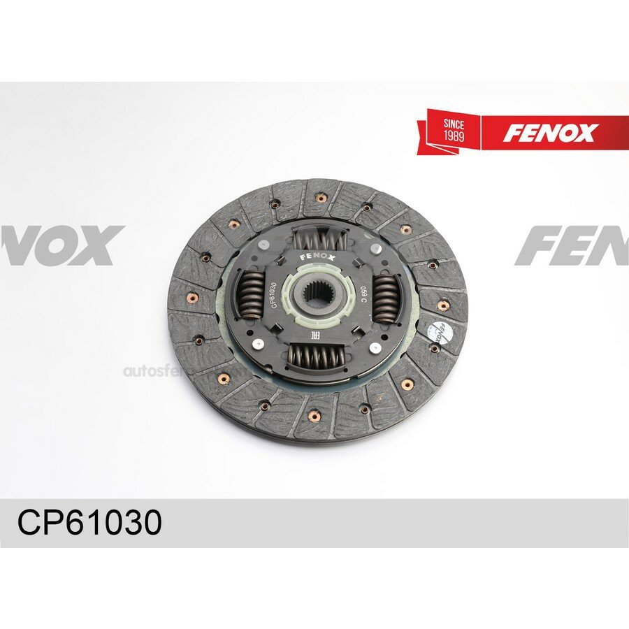 FENOX CP61030 Диск сцепл. CHEVROLET LANOS/DAEWOO NEXIA 1.5 SOHC 97-