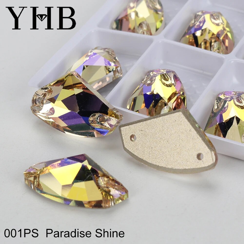 Стразы YHB Paradise Shine, 12mm/19mm, 24шт